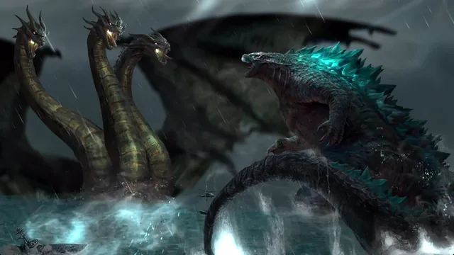 Godzilla Vs King Ghidorah Live Wallpaper Fan Art